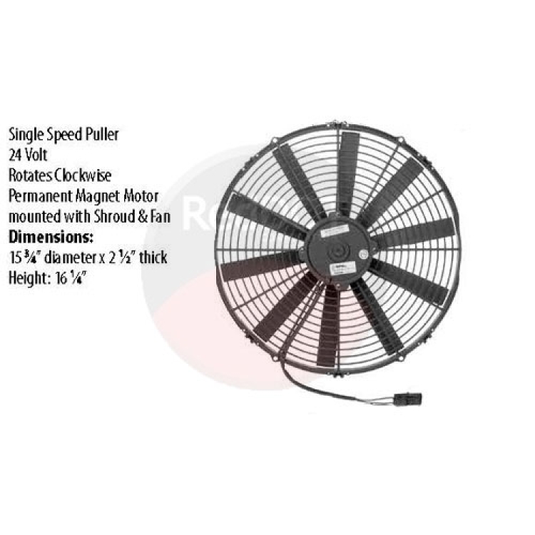 16" FAN/MOTOR ASSY - 24V PULLER - 73R8594 RD-5-8785-5P | 73R85…