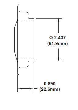 4" La Mesa Louver w/o Adapter, Fixed Grille - Coyote | BT2-403…