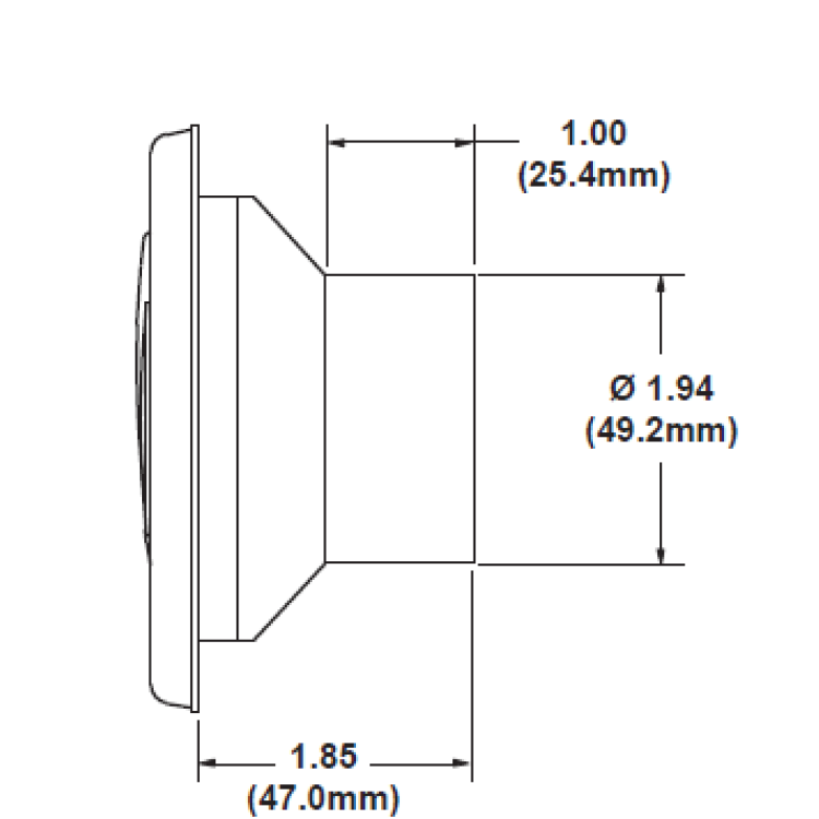 4" Sonora Louver w/ 2" Hose Adapter - Coyote - BTRAC