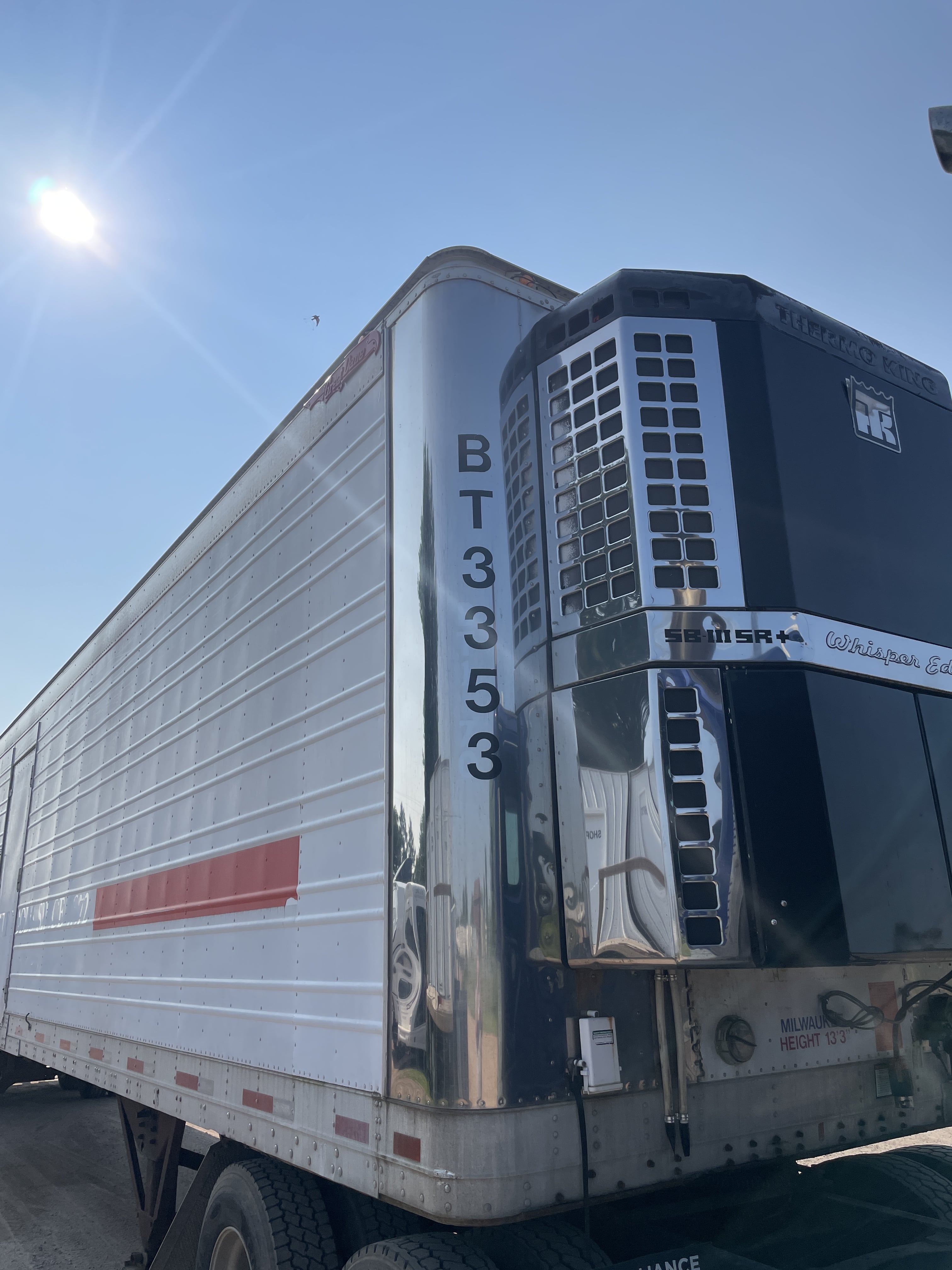 53 Foot Refrigerated Trailer Rental (BT-3353) - BTRAC