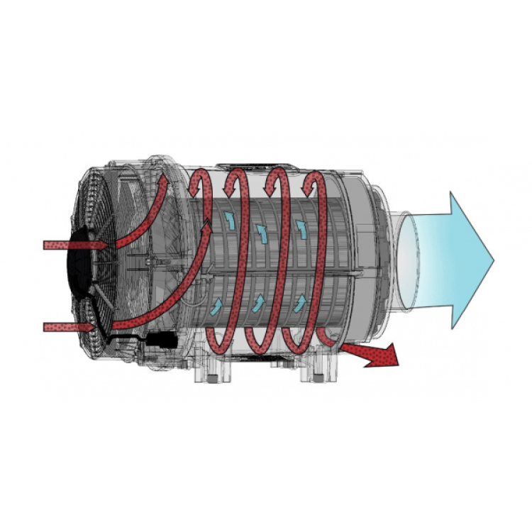SYKLONE VORTEX MAX POWERED ENGINE CLEANER 24V W/DEBRIS SCREEN…