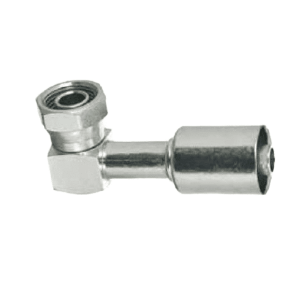 BT0-1323 90° Short Drop Female O-Ring Beadlock A/C Fitting #10×#10